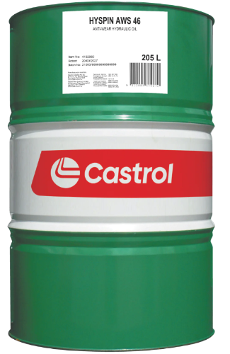 CASTROL HYSPIN AWS 46 (208LTR) 4102060 – Mobile Mechanical Solutions